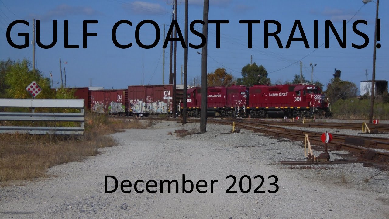 Gulf Coast Trains! - Trains in Mobile, AL! feat. Test train P899 ...