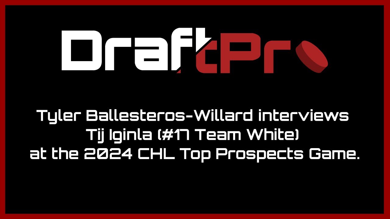 Tij Iginla CHL TPG Interview - YouTube
