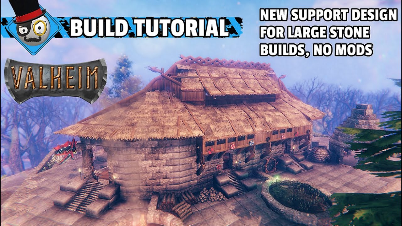 Valheim - How to Build a Viking Castle - New Support Design for Large ...