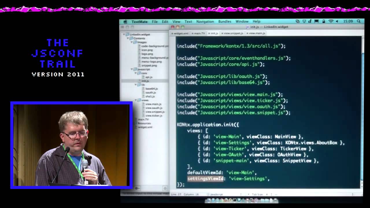 Jeremy Johnstone: JavaScript powered TVs!? - YouTube