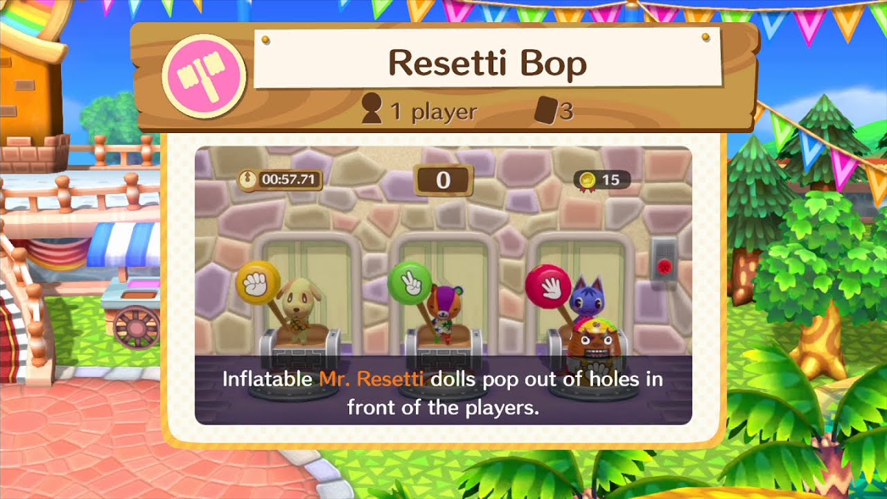 AC: amiibo Festival - Resetti Bop - YouTube