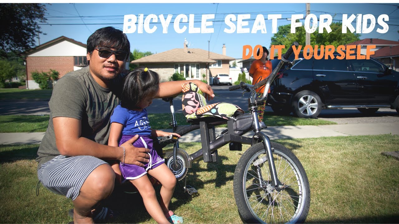 How to make bicycle seat for kids (DIY) - YouTube