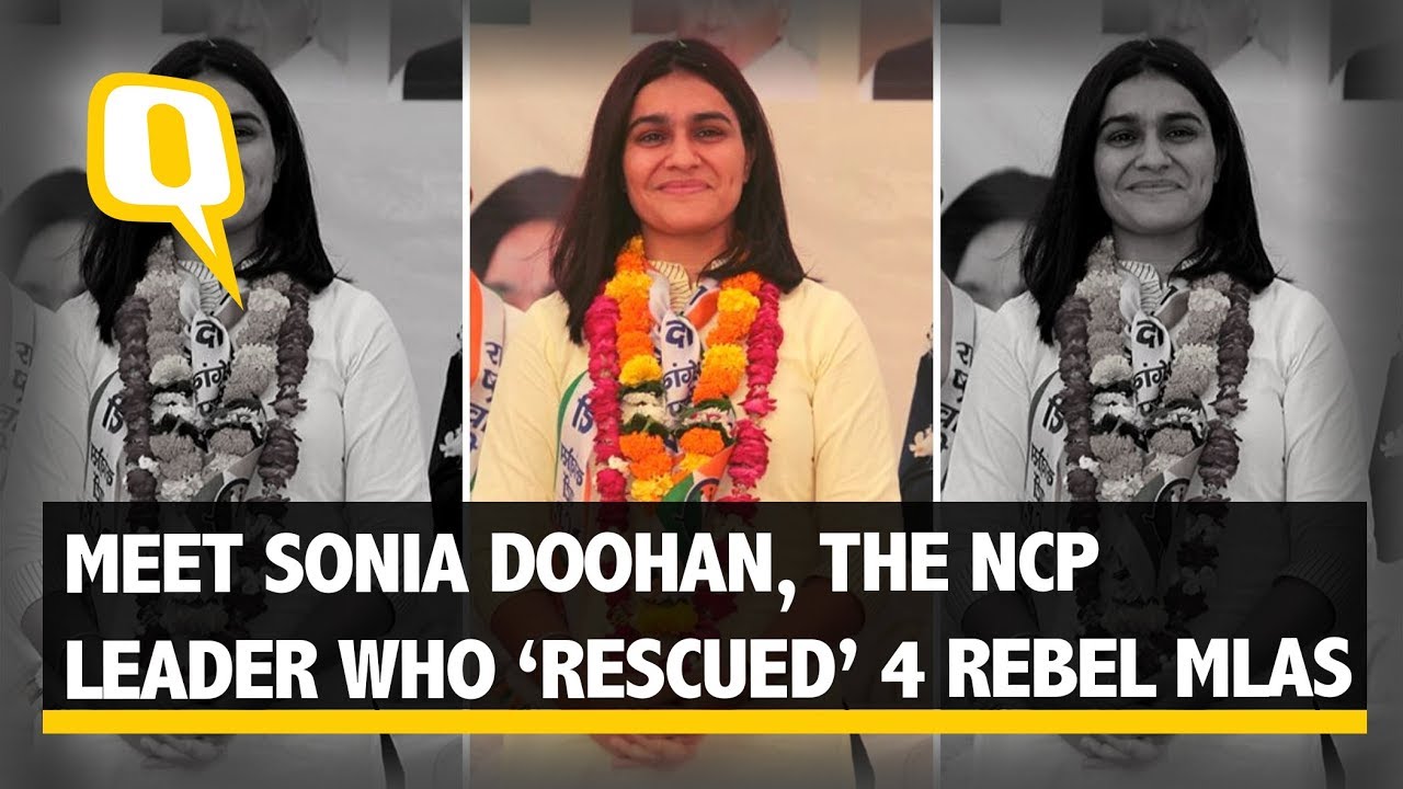 Meet Sonia Doohan, The NCP Leader Who ‘Rescued’ 4 Rebel MLAs | The ...