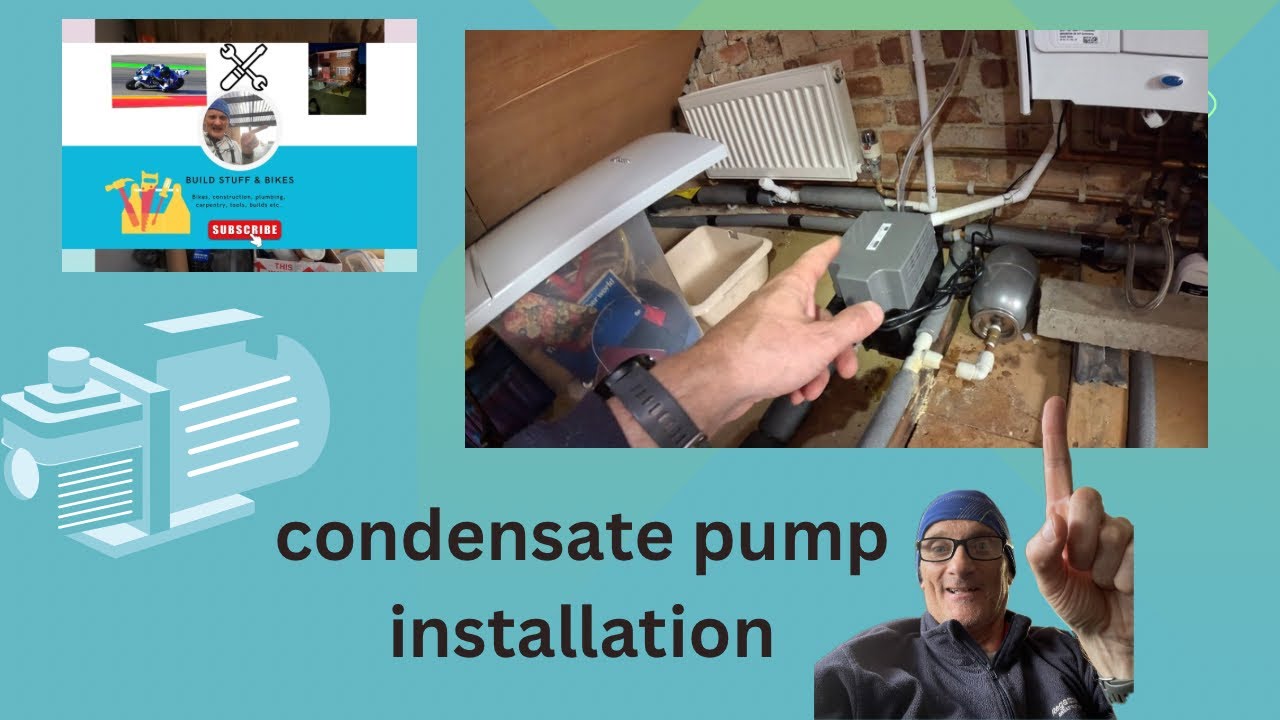 How to install a condensate pump - YouTube