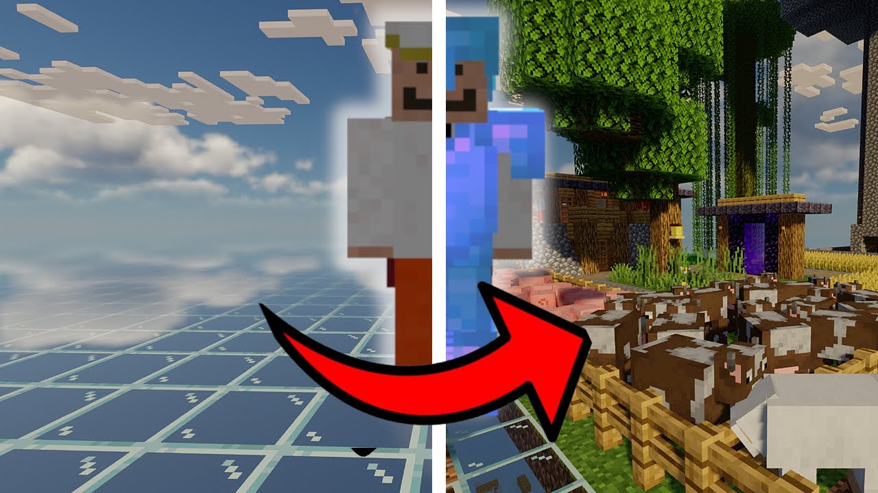 Building A Oasis In The Glass Superflat - YouTube