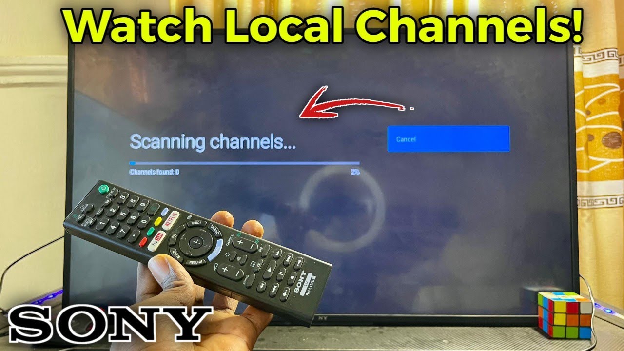 How to Get Local Channels on Sony TV | Watch Live TV on Sony Bravia TV ...