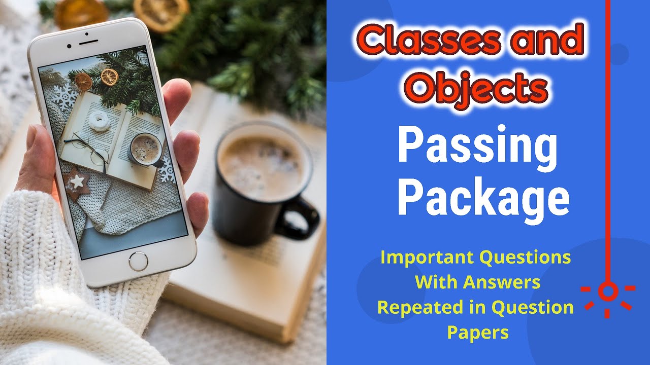 Classes and Objects Part 1 Important Questions With Answers or Passing ...