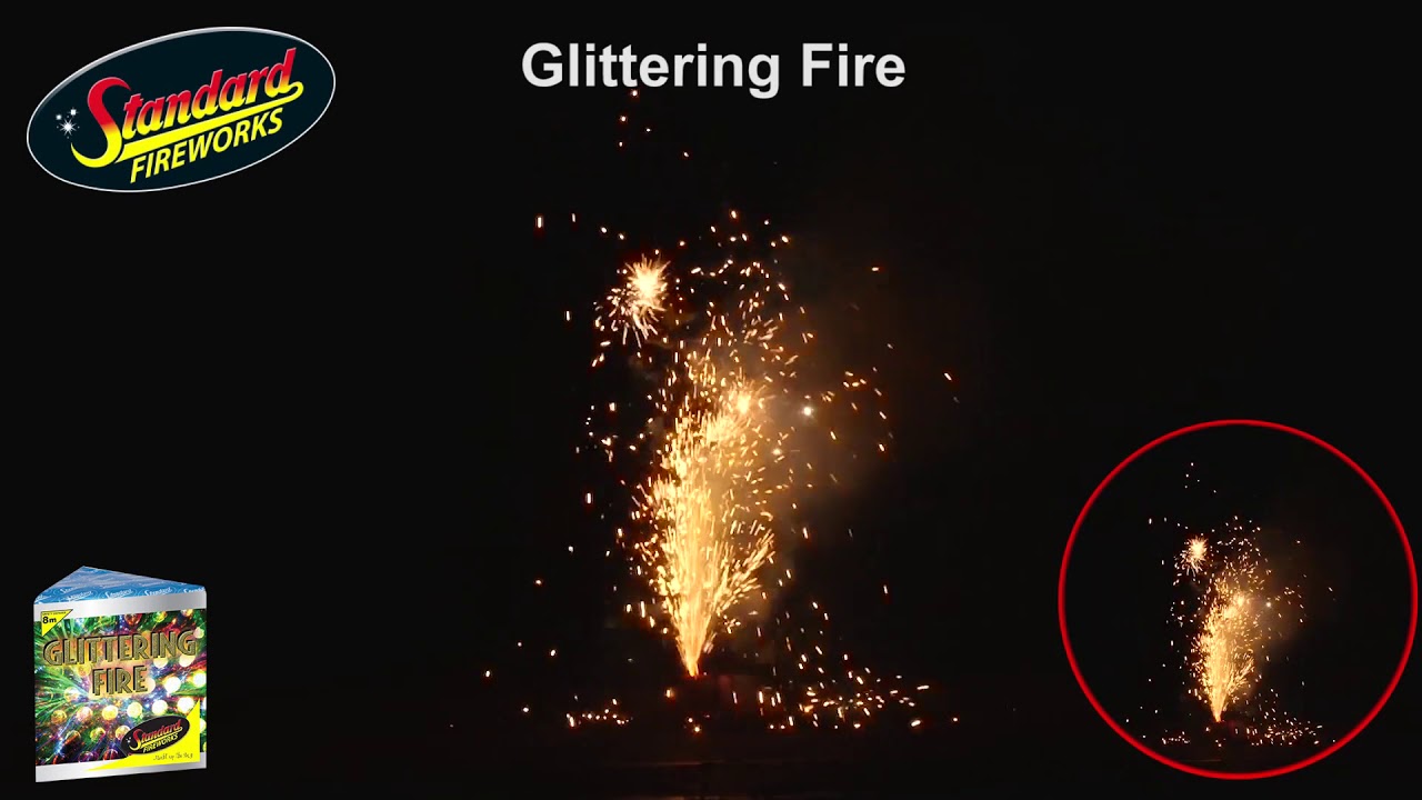 Glittering Fire by Black Cat Fireworks at Jordans Fireworks - YouTube