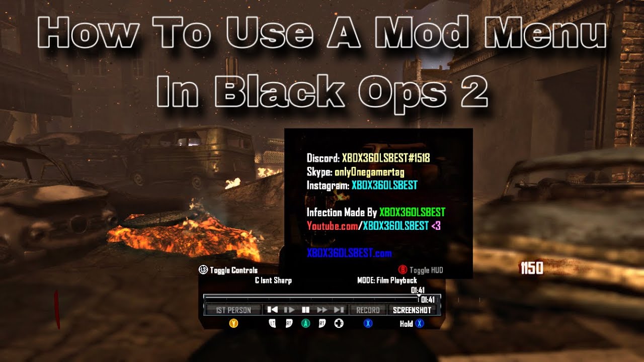 How To Use A Mod Menu In Black Ops 2 ( It’s Really Fun ) *Prepare For ...