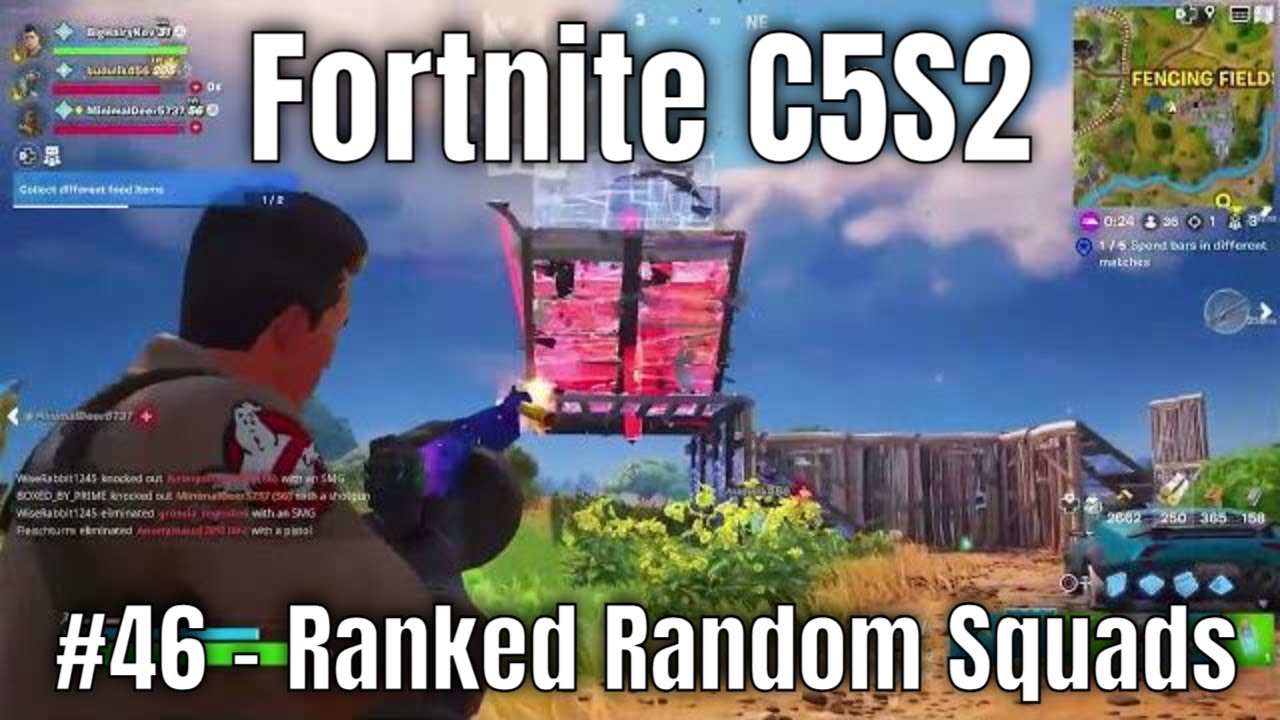 Fortnite C5S2 #46 - Ranked Random Squads - YouTube