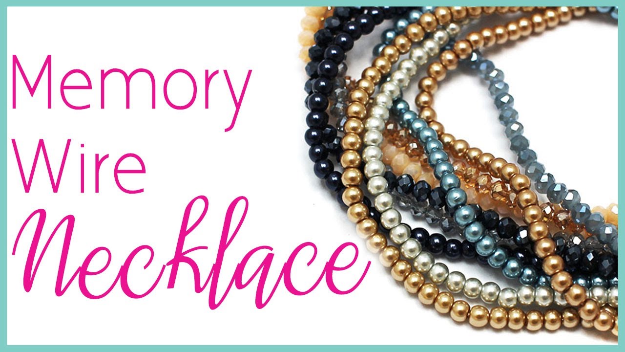 Memory Wire necklace - YouTube