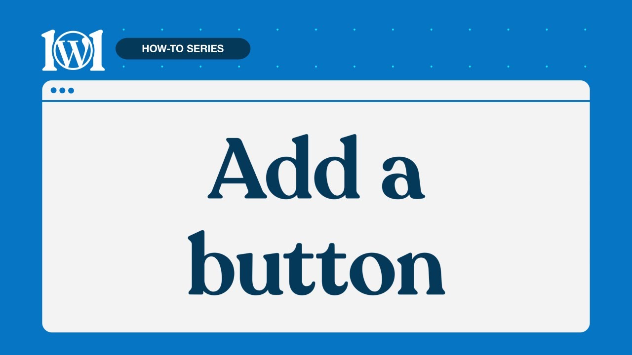 Add a button to your website - YouTube