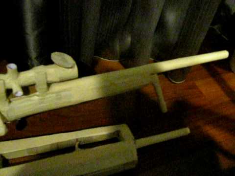 Cardboard FAMAS Model Gun - YouTube