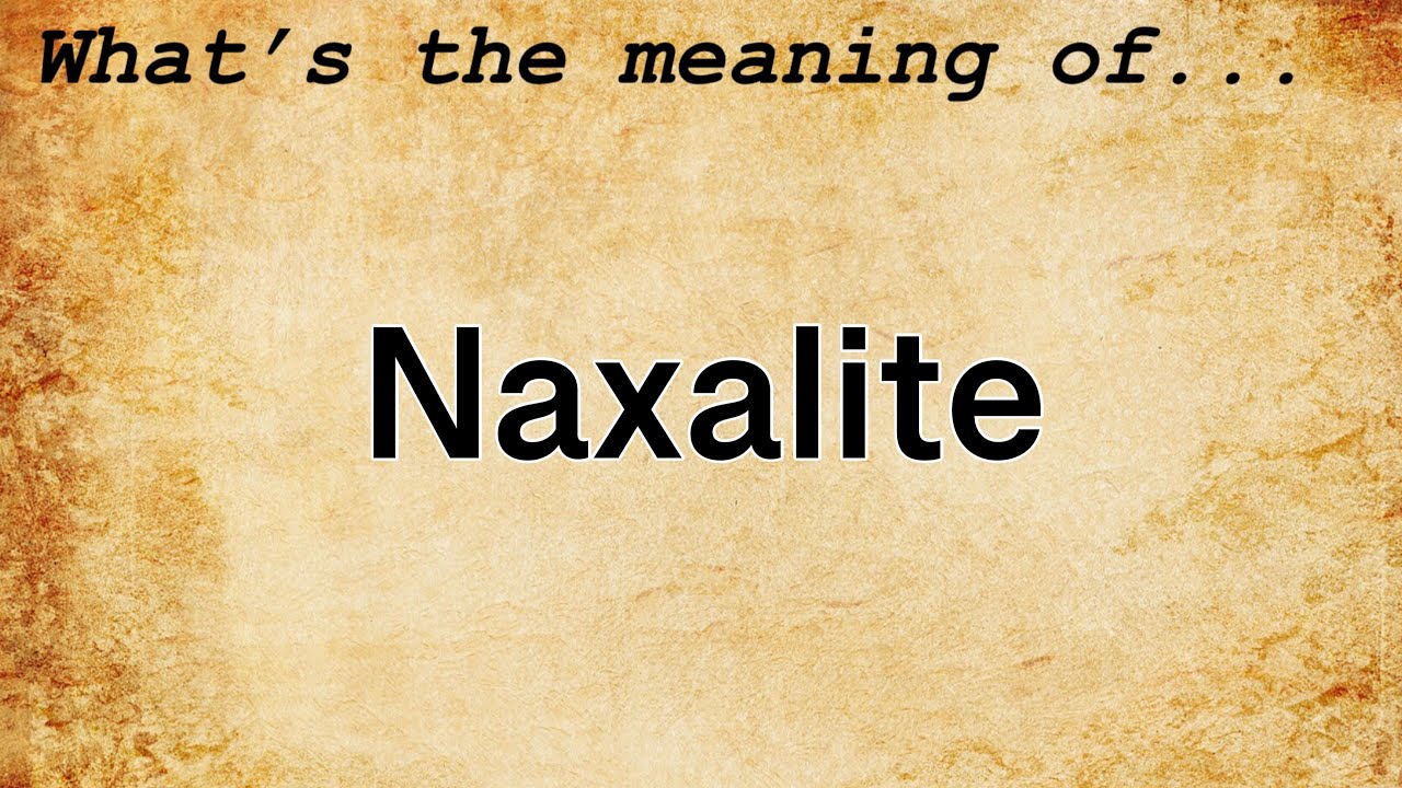 Naxalite Meaning | Definition of Naxalite - YouTube