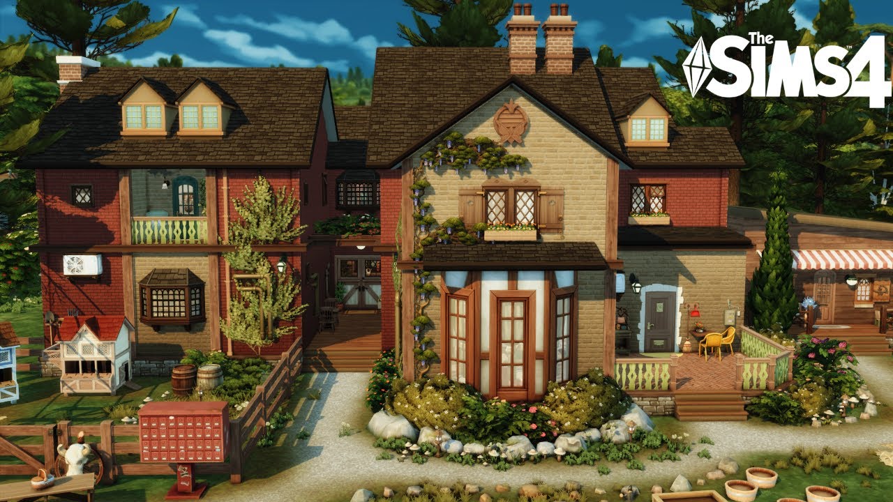 🐇 Henford on Bagley Apartments 🦊(4 Units) | Limited Packs Build | The Sims 4 | Stop Motion (No ...