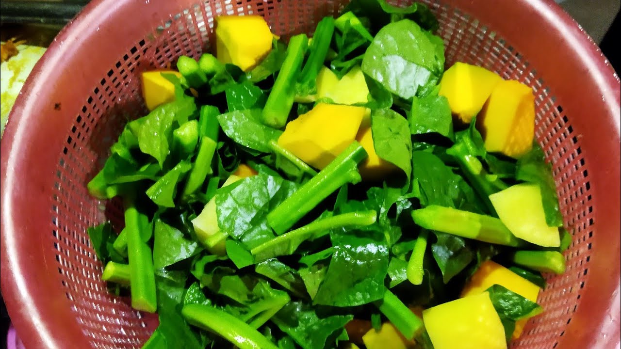 pui shaak recipe || Indian village style cooking || পুইশাকের রেসিপি ...