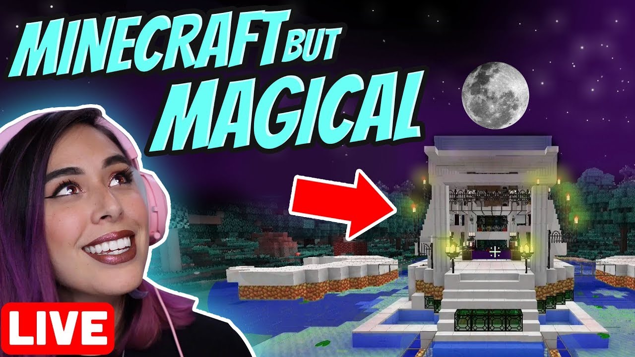 Building a COVEN House in Minecraft LIVE - YouTube