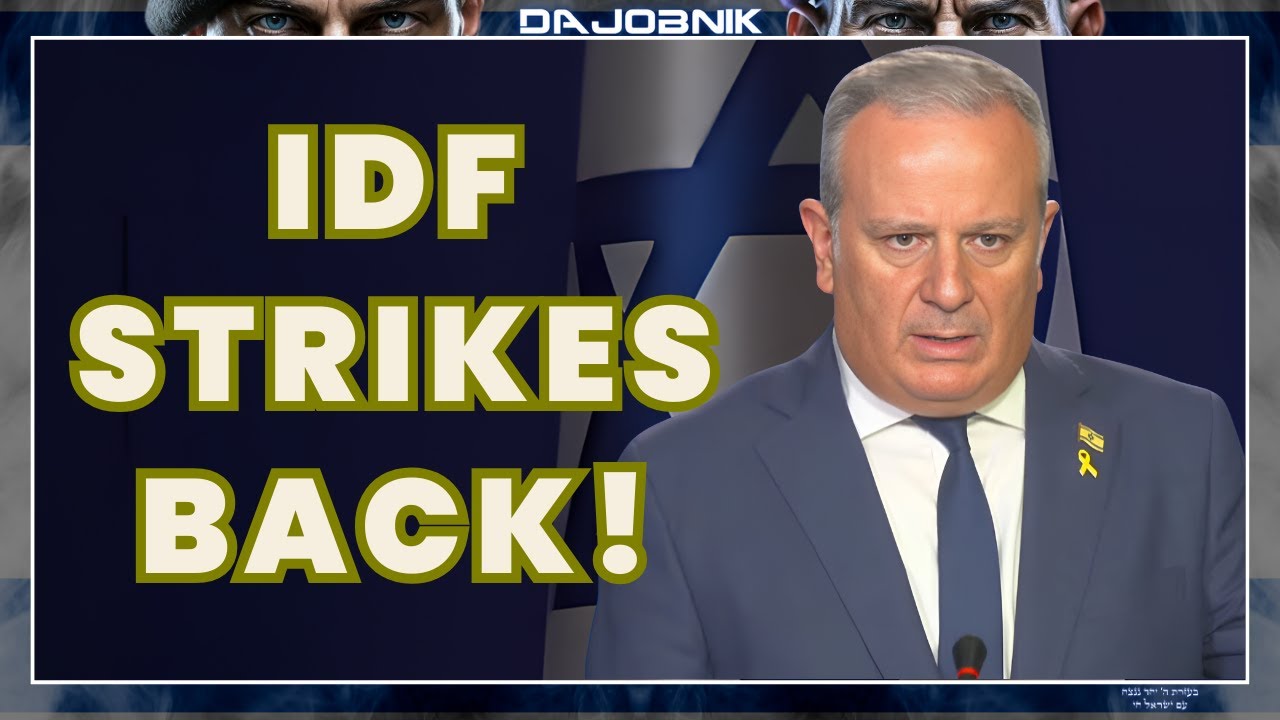 Israeli Government Spokesman David Mencer's URGENT Briefing: IDF ...