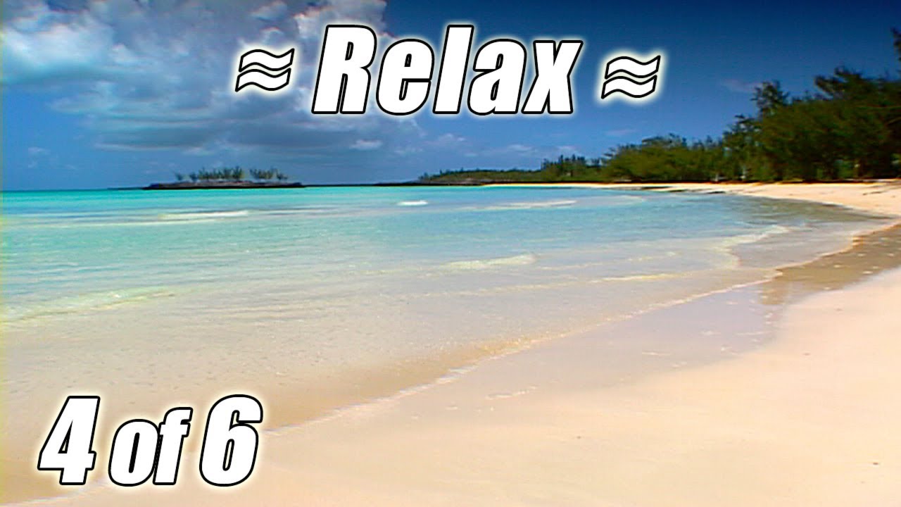 Sounds of Nature BAHAMAS BEACH #4 Relaxing Ocean Waves Sound for relax ...