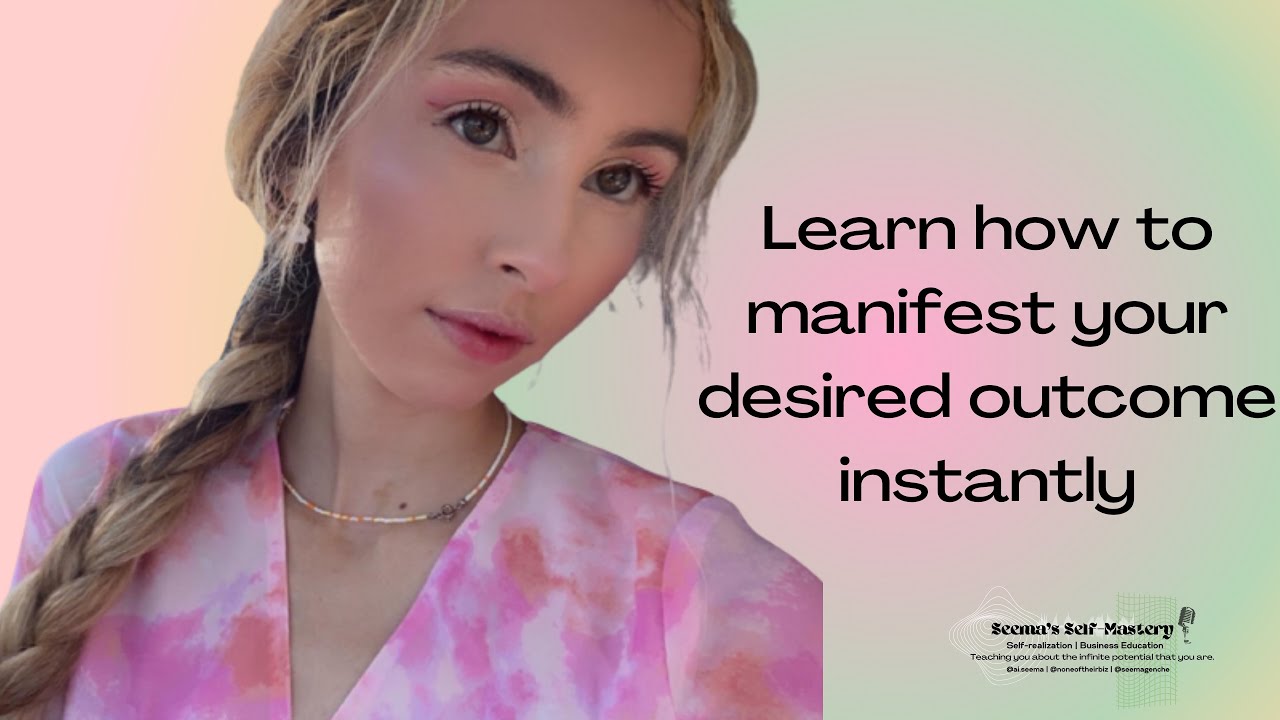 How to think it into existence. - YouTube