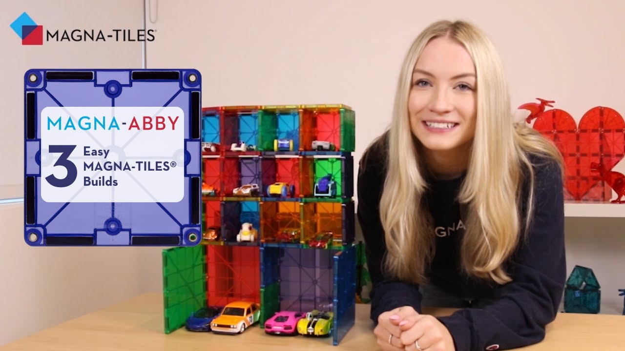 3 Easy MAGNA-TILES® Builds with MAGNA-ABBY | Educational Kids Videos ...