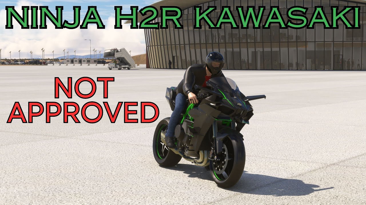 Microsoft Flight Simulator XBOX SERIES X Ninja H2R Kawasaki Motorcycle ...