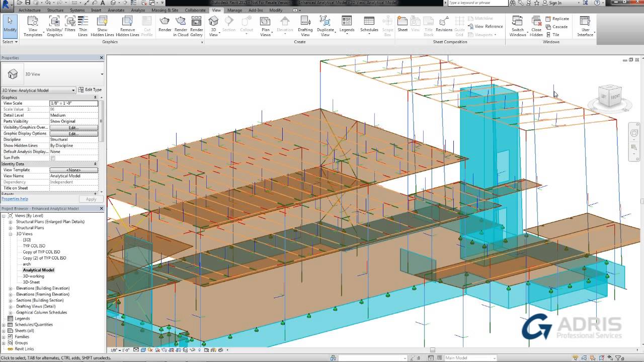 Revit 2015 Enhanced Analytical Model - YouTube
