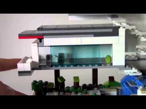 Lego Waterfront House MOC - YouTube