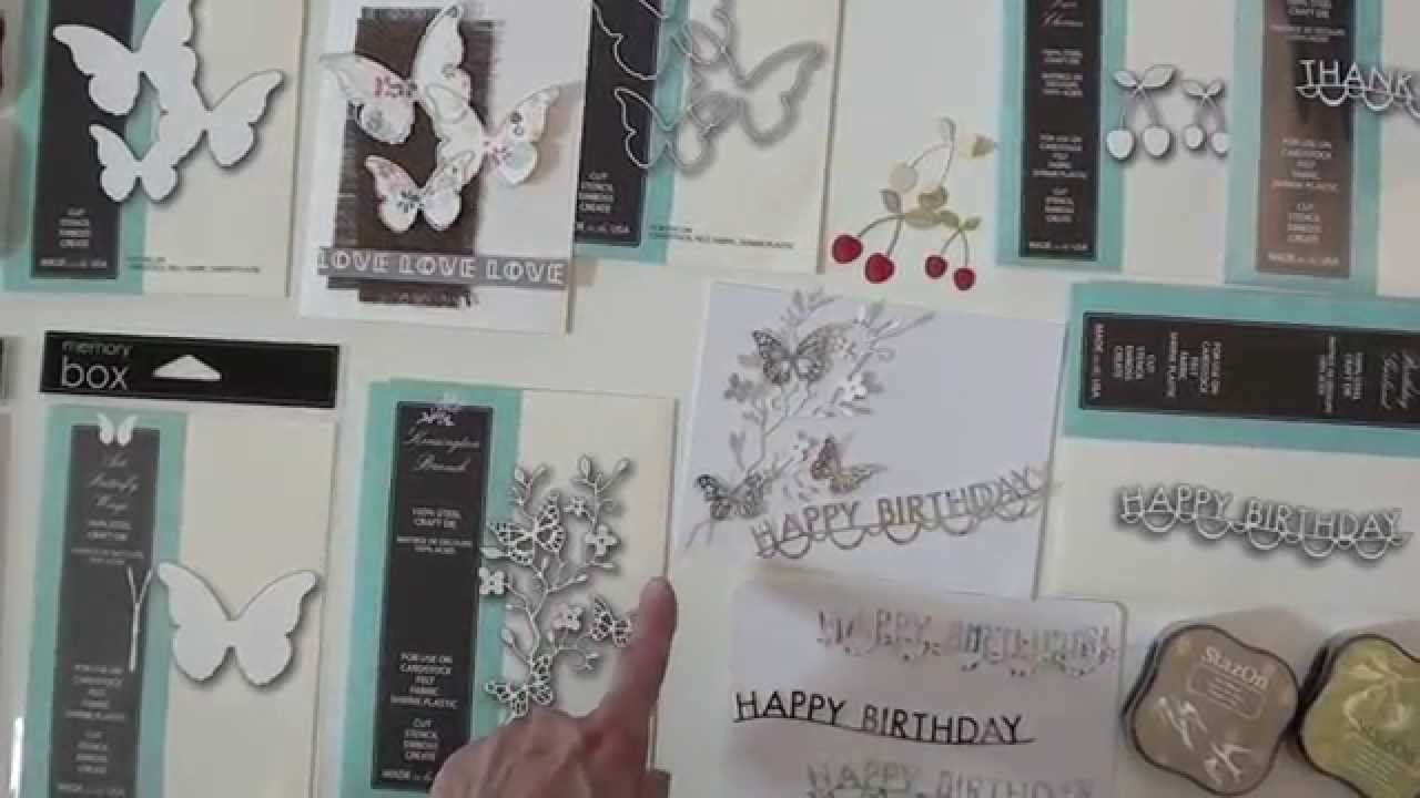 New Memory Box dies and samples - YouTube