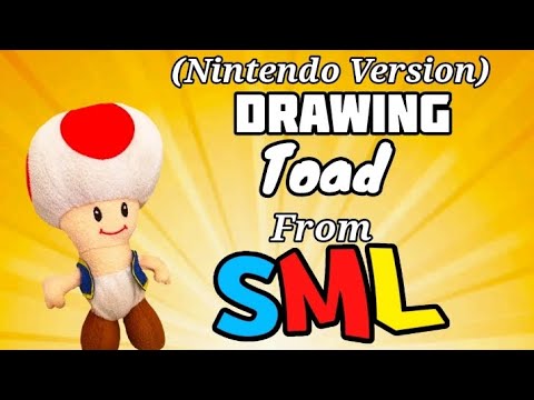 Drawing Toad From Supermariologan(SML)#jeffy#toad#smlmario - YouTube