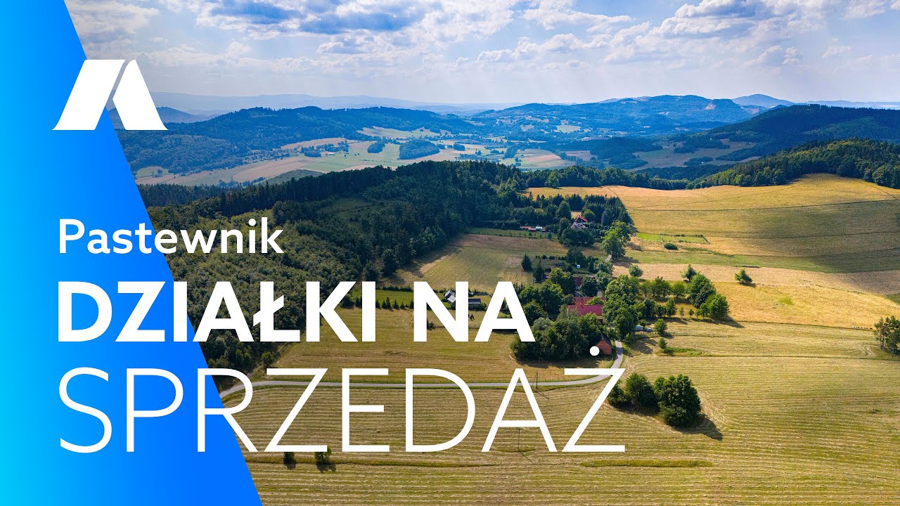 Pastewnik, powiat kamiennogórski, Góry Kaczawskie, widokowe działki na ...