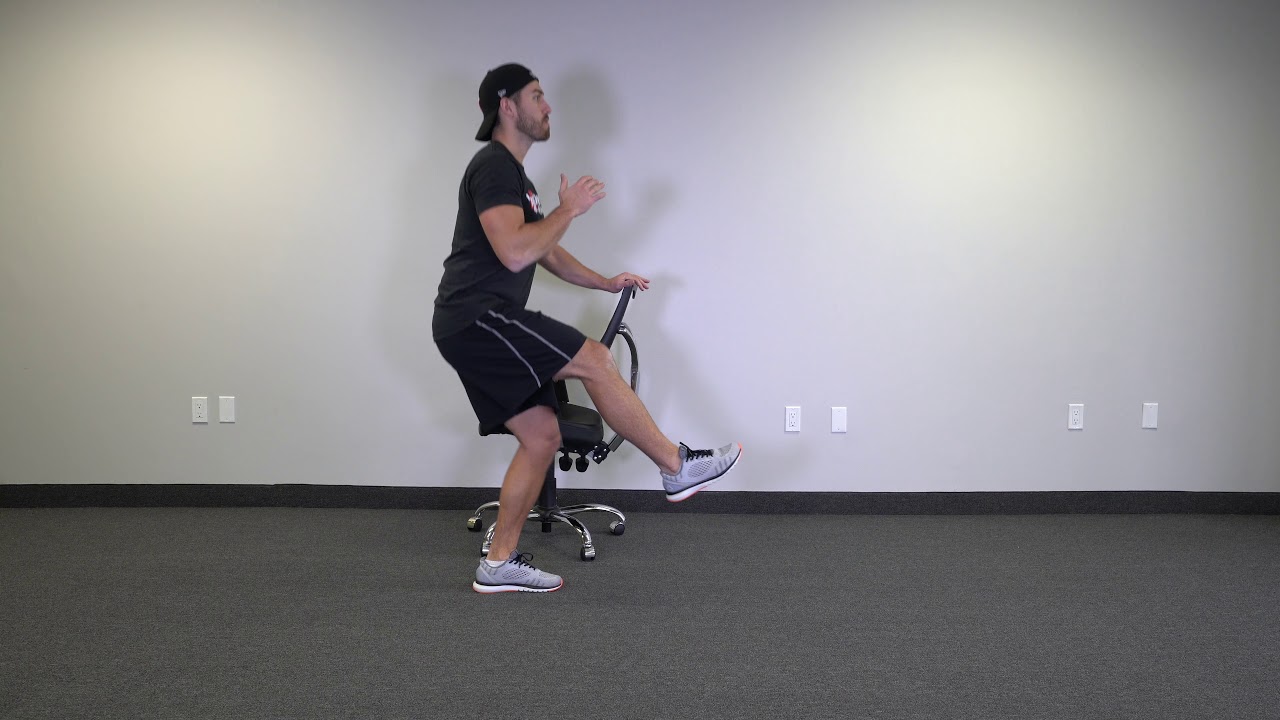 Hand Supported 1/4 Pistol Squat - YouTube