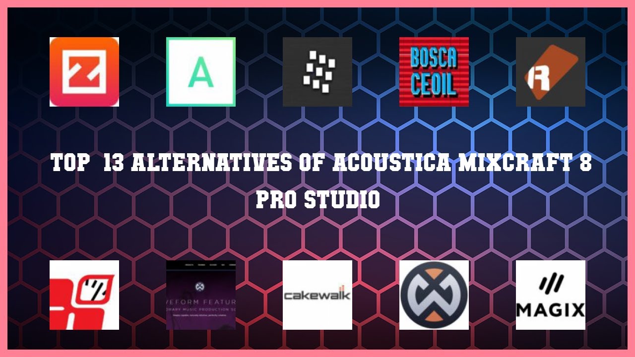 Acoustica Mixcraft 8 Pro Studio | Best 13 Alternatives of Acoustica ...