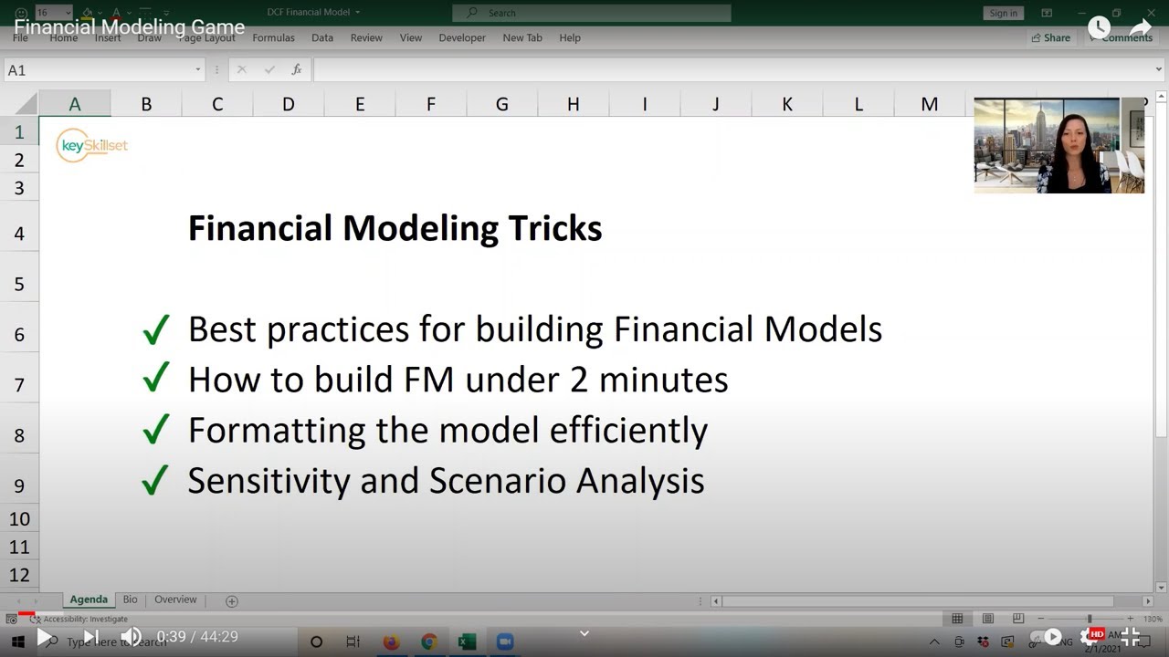 Financial Modeling Webinar - YouTube