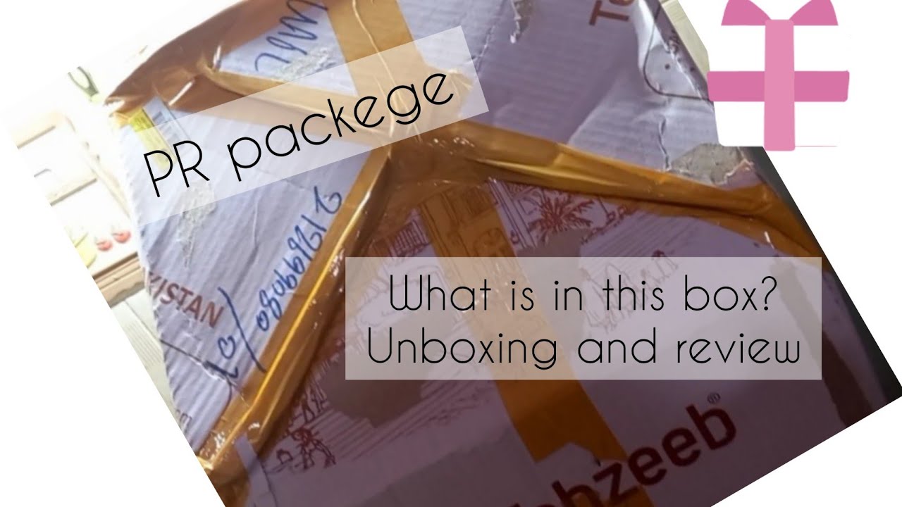 PR package unboxing || A big PR package || kanas food || Bushra's ...