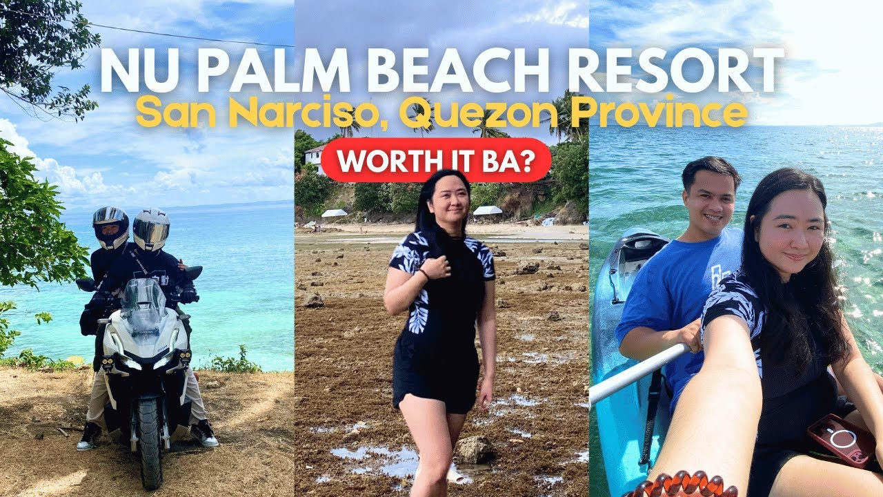 HIDDEN BEACH PARADISE IN QUEZON | NU PALM BEACH RESORT TRAVEL VLOG ...