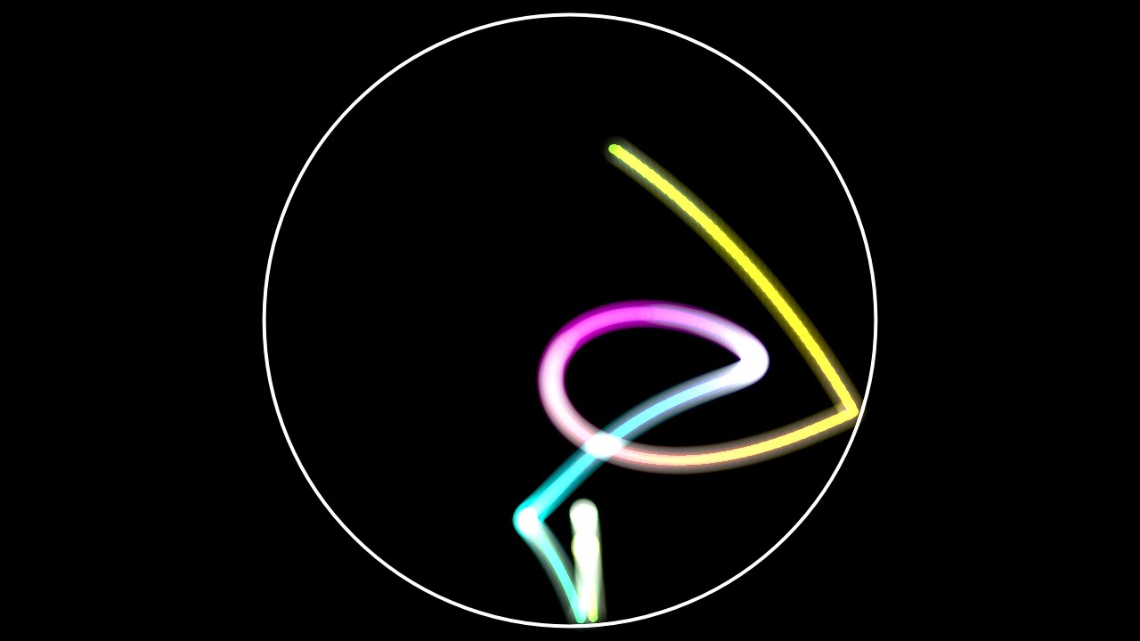 10000 Bouncing Balls Inside a Circle - simulation #3 - Vertical line - YouTube