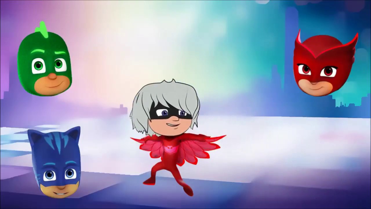 PJ Masks Wrong Heads Owlette Gekko Catboy Learn Colors for kids - YouTube