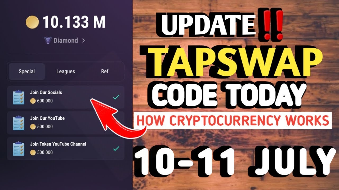 TAPSWAP CODE TODAY 10 JULY 2024 | TAPSWAP CODE TODAY | TAPSWAP CODE HOW ...