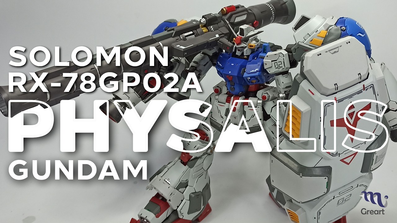 Build Solomon MG 1/100 RX 78GP02A Gundam Physalis - YouTube