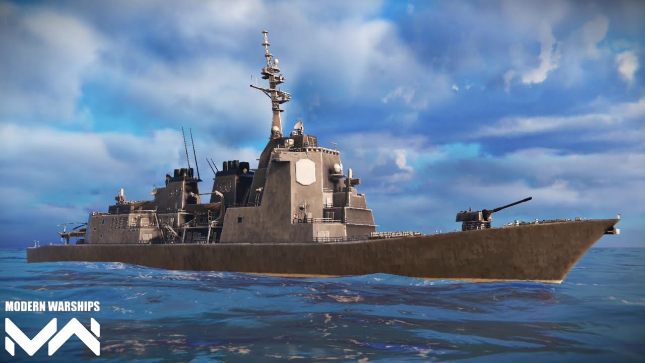Modern Warships: JS ASHIGARA in action. - YouTube