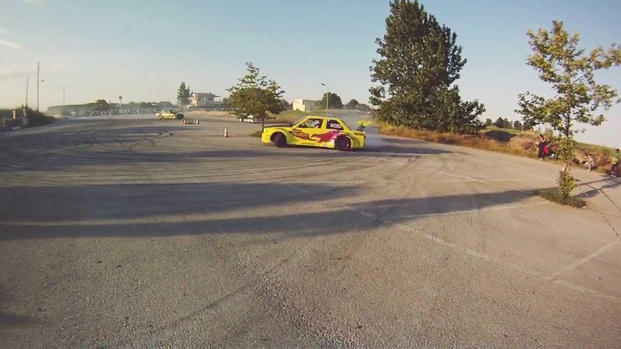 Drift show παραλια Κατερινης - YouTube