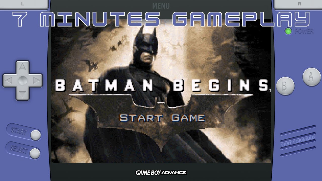 Batman Begins for GBA (GAMEPLAY) - YouTube