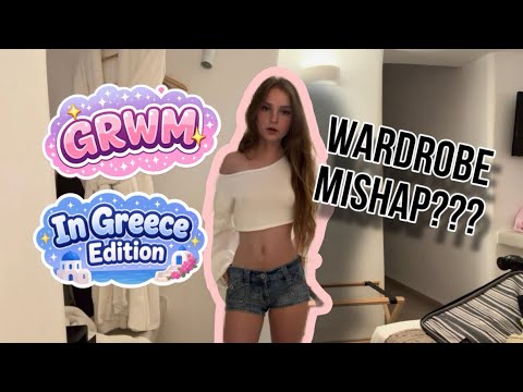 GRWM, HELP ME PICK MY OUTFIT IN GREECE!!!