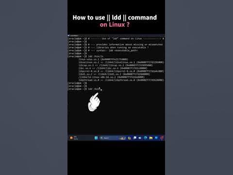 How to use || ldd || Command On Linux ? | @kayyum698 - YouTube