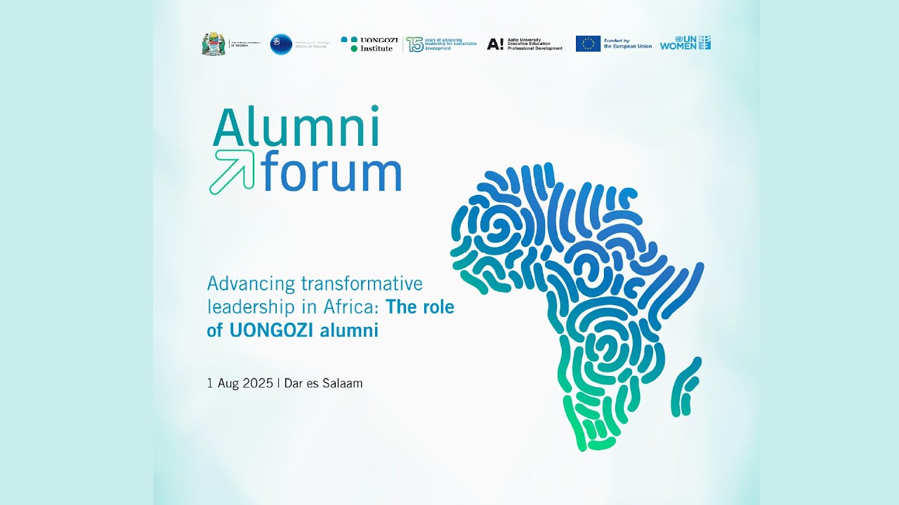 ALUMNI FORUM | UONGOZI INSTITUTE - YouTube