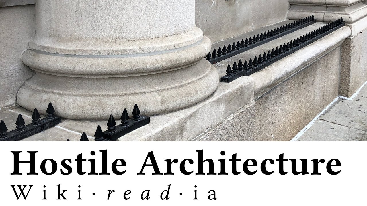 Hostile Architecture - Wikireadia - YouTube