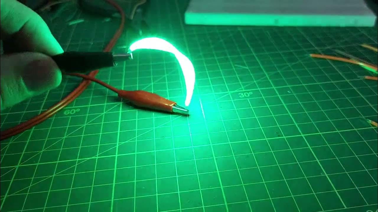 Flexible LED filament demonstration - YouTube