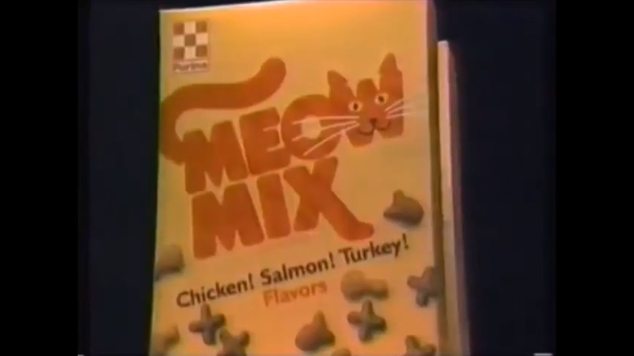 Meow Mix dancing cat commercial (1992) - YouTube