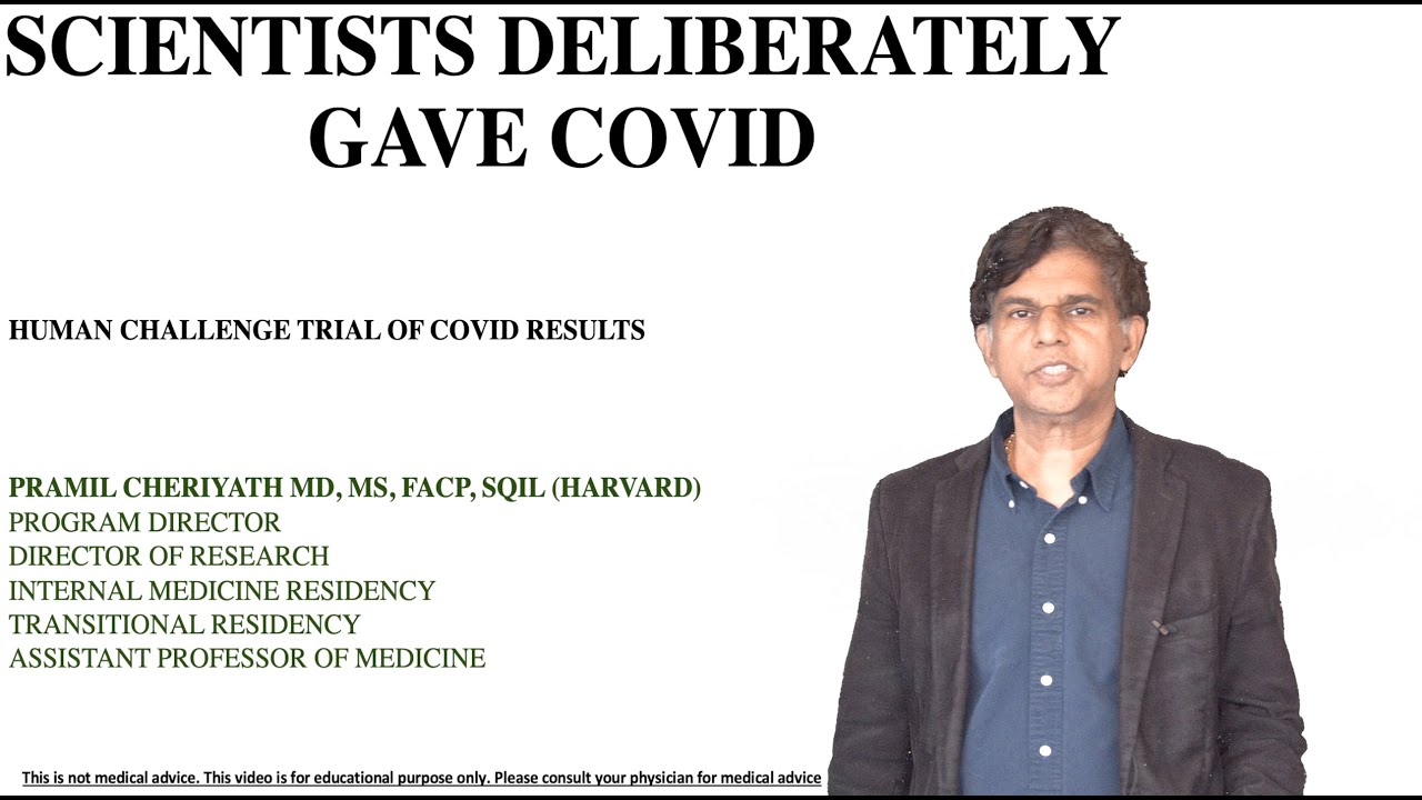 SCIENTISTS DELIBERATELY GAVE COVID - Human Challenge Study analysis ...
